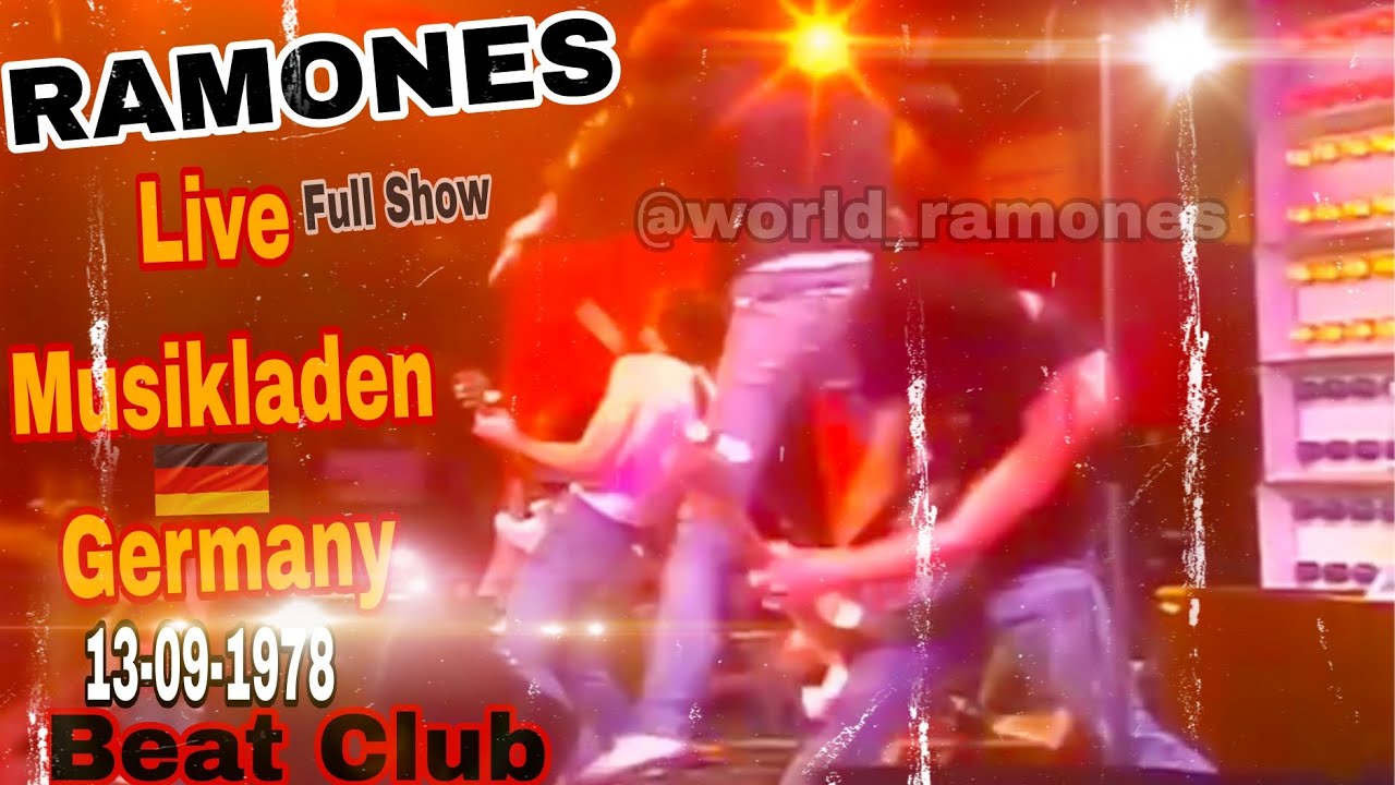 The Ramones - Live Musikladen Germany 13-09-1978 Full Show - YouTube