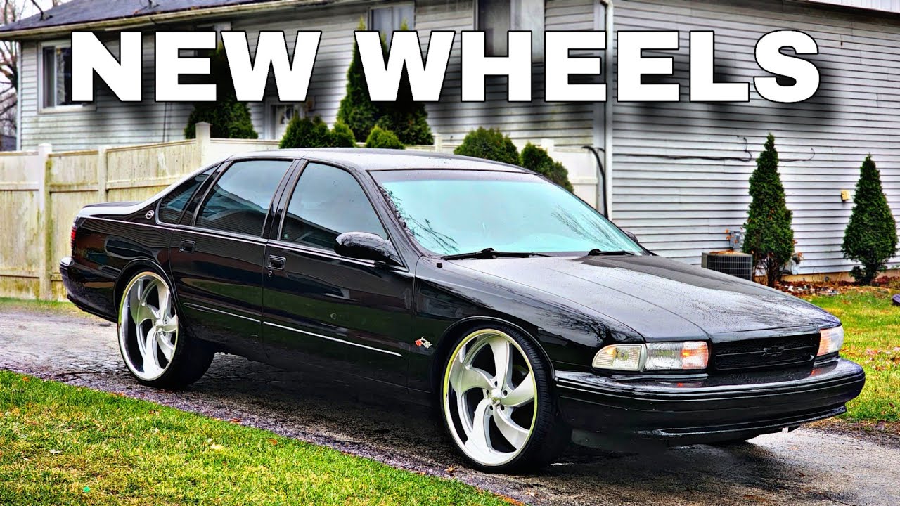 NEW 24S ON MY 95 IMPALA SS! TIME TO TRY THIS OUT! HOPE IT WORKS - YouTube