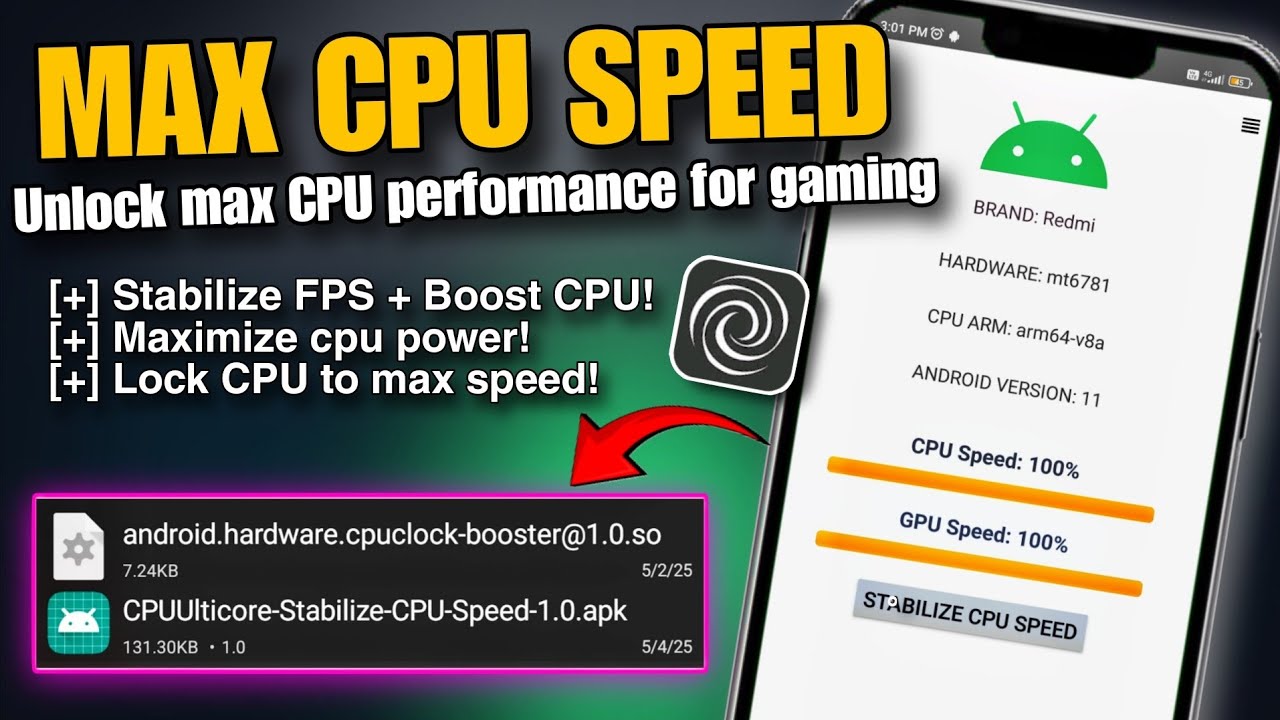 How To Stabilize CPU & Boost FPS in Games | No Root | Smooth Gaming ...