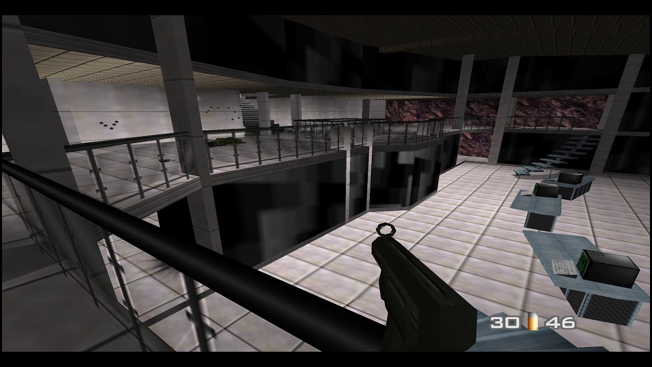 GoldenEye 007 N64 Walkthrough - Control - 00 Agent - YouTube