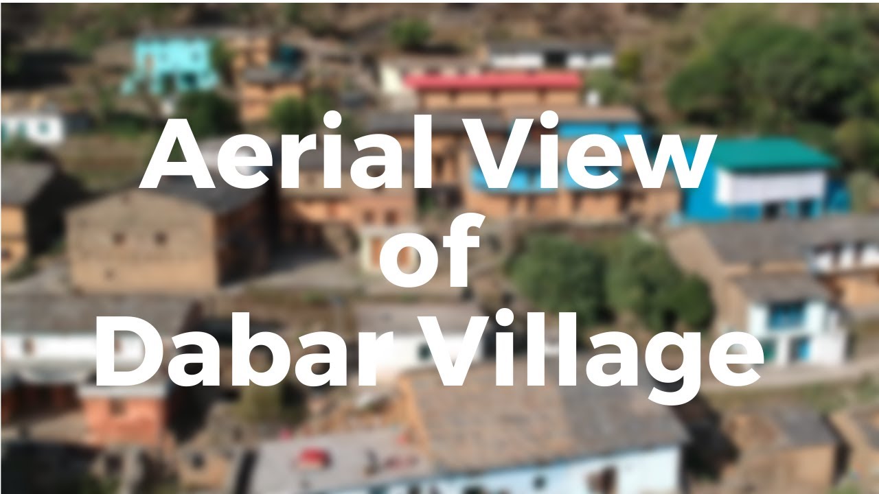 Aerial View of Dabar Village | देव-भूमि. उत्तराखण्ड डाबर | Pauri ...