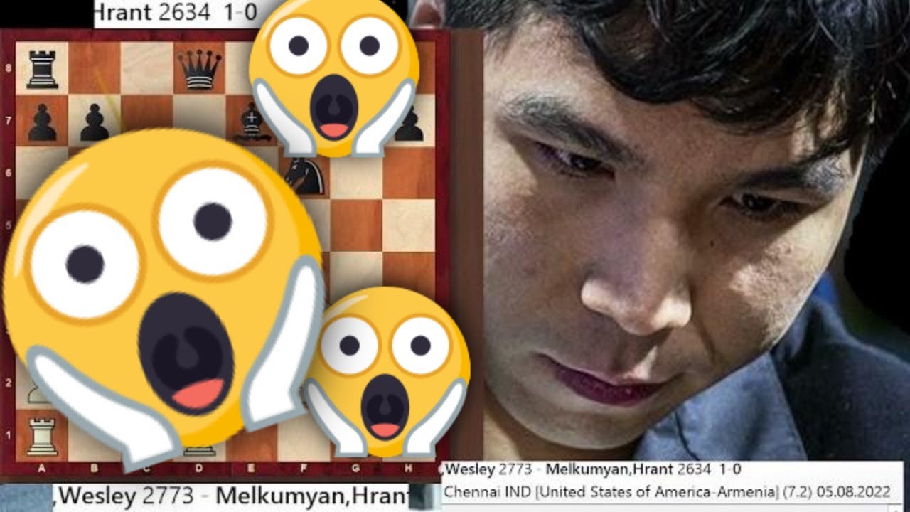 Wesley So SHOCKS the World Chess Olympiad !!! BRILLIANT ROOK SAC ~ BEST ...