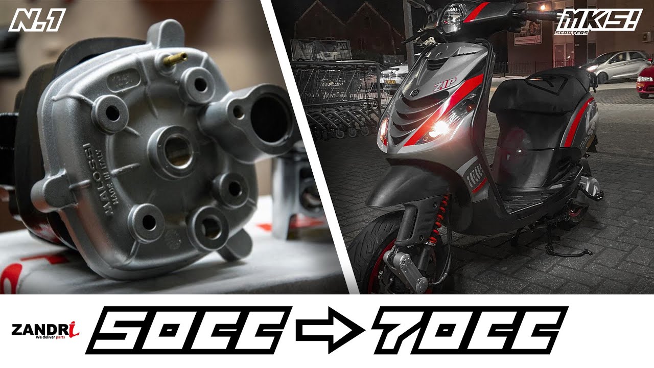 70cc Monteren! | Zip SP 70 Rebuild #1 - YouTube