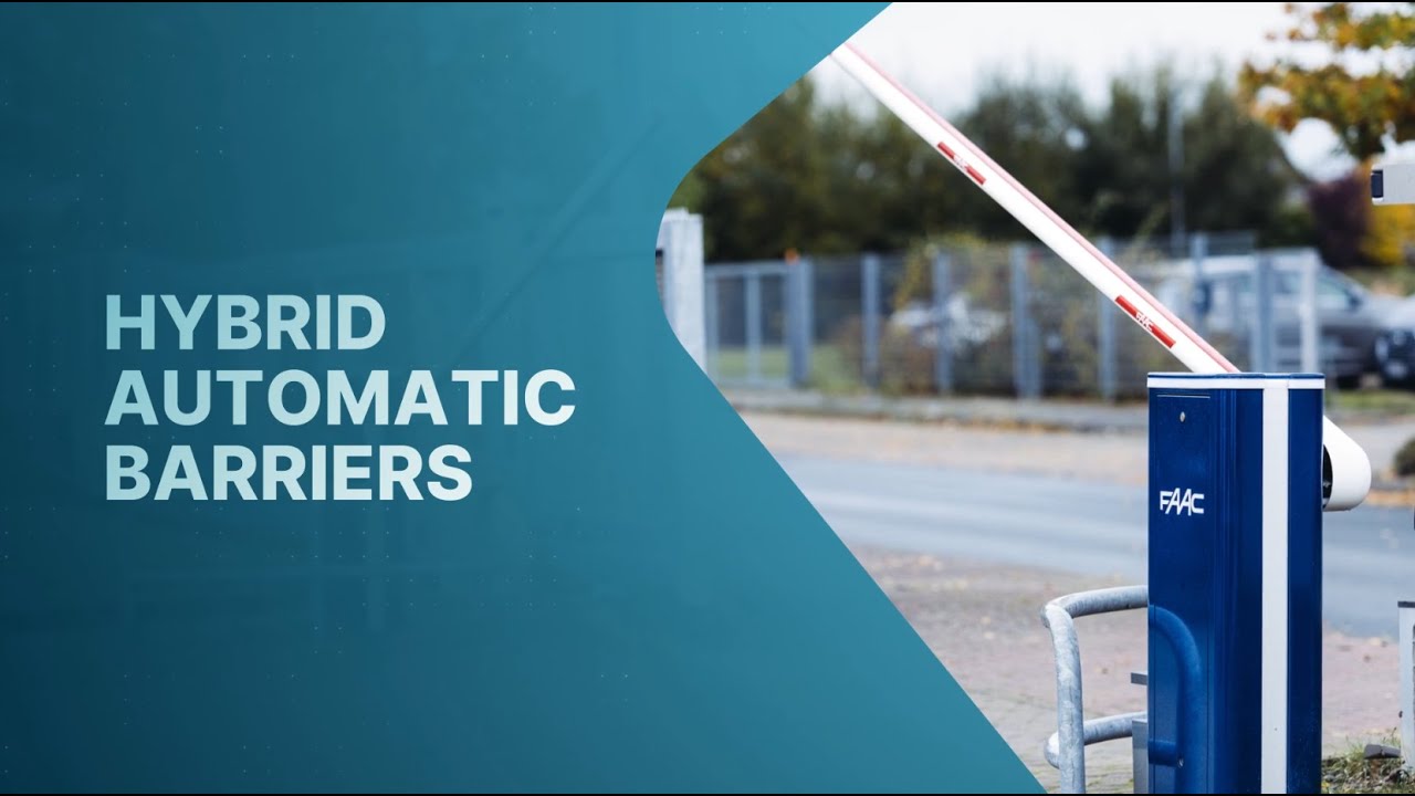 FAAC Hybrid Automatic Barriers - YouTube
