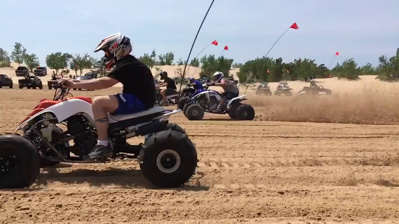 Turbo raptor 700's and 804 Raptor drag racing - YouTube