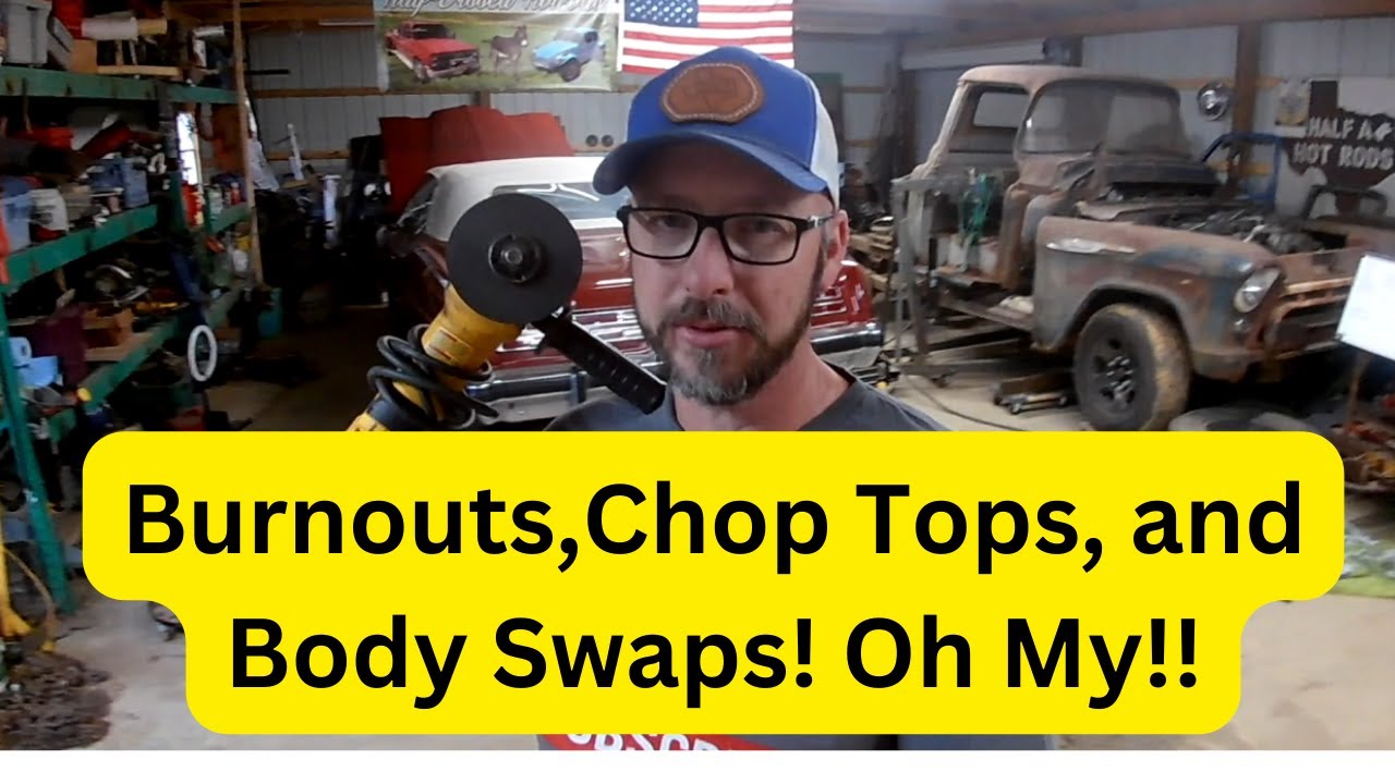 57 Chevy Truck Body Swap! - YouTube