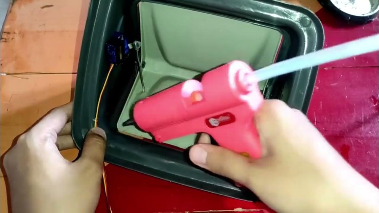 Membuat Tong sampah otomatis mengunakan sensor infra red dan arduino uno - YouTube