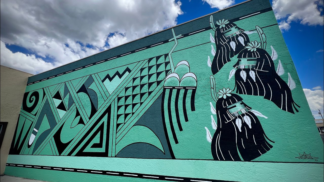 Hopi mural at Chocolita in Flagstaff - YouTube