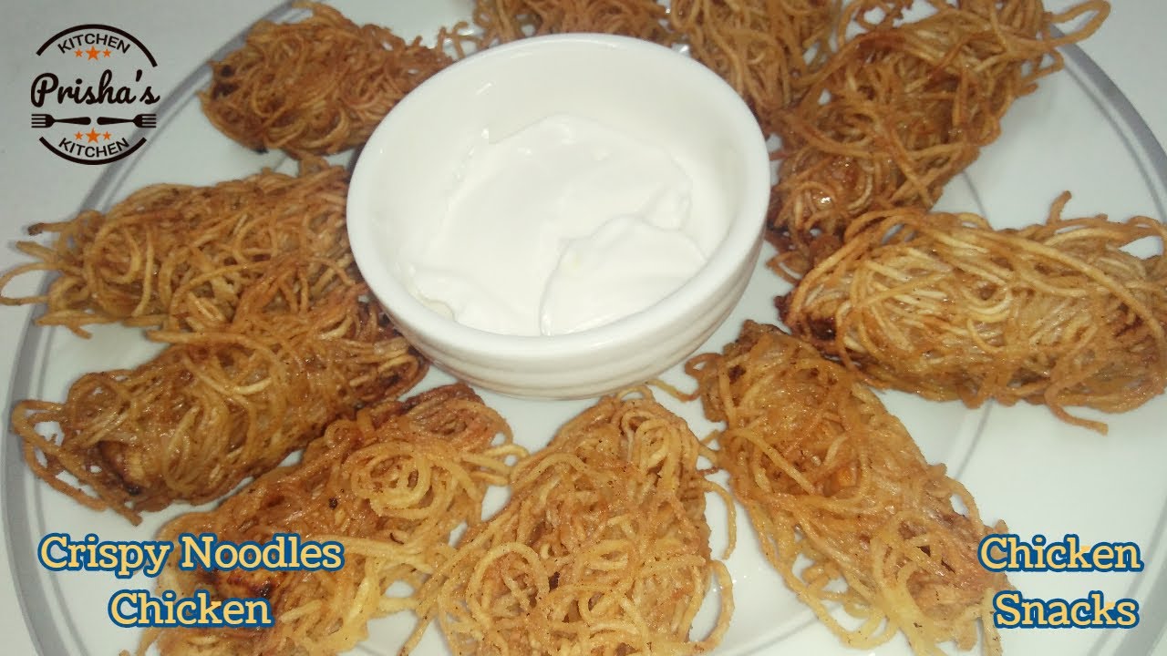 Try This Amazing Crispy Noodles Chicken Recipe | Crispy Thread Chicken ...