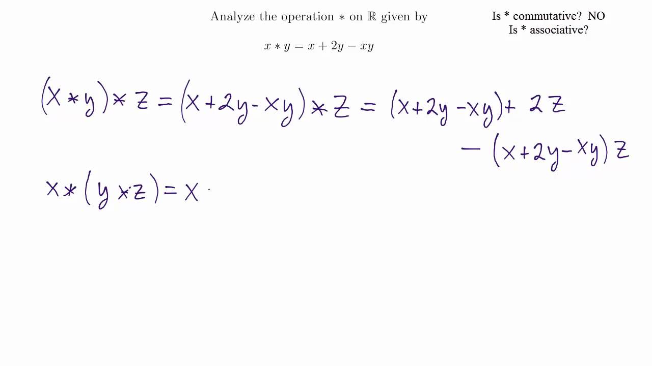 Properties of Operations - YouTube
