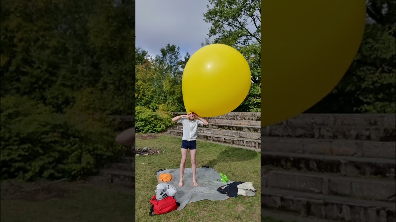 Climb in yellow balloon - YouTube