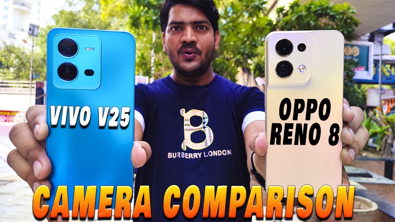 Vivo V25 vs Oppo Reno 8 Camera Comparison | Vivo V25 Camera Review ...