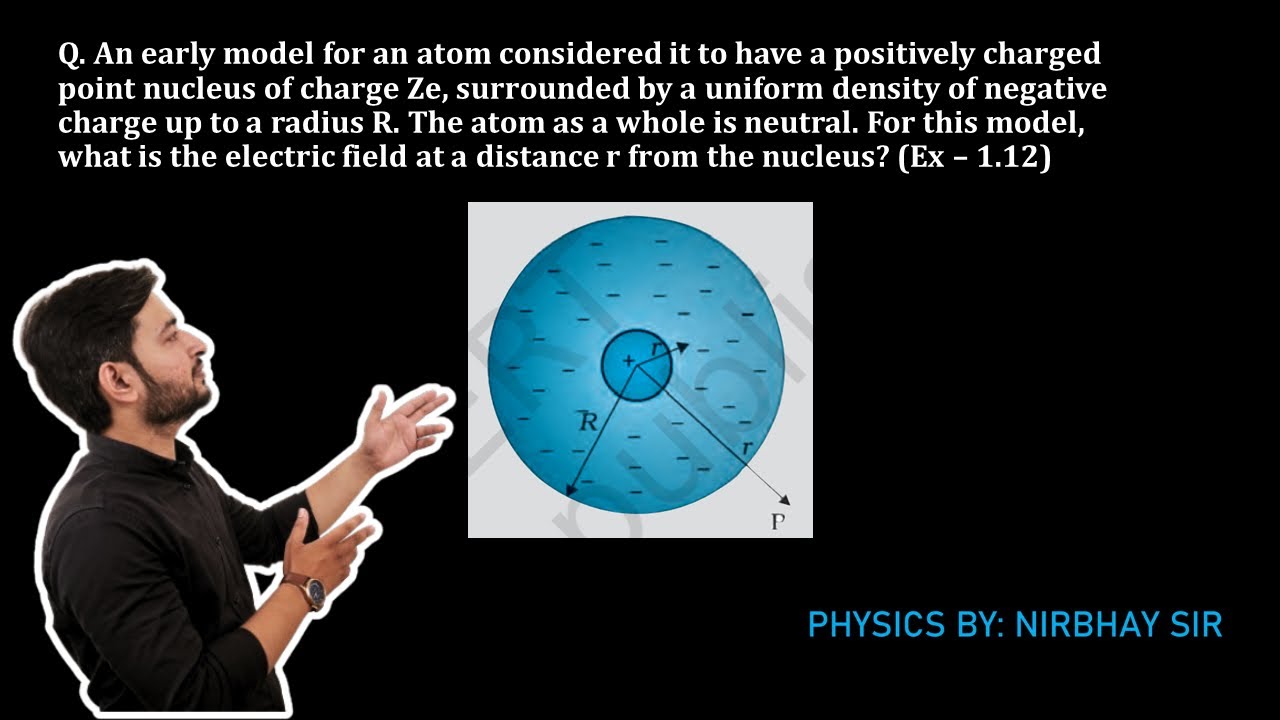 An early model for an atom considered it to have a positively charged ...