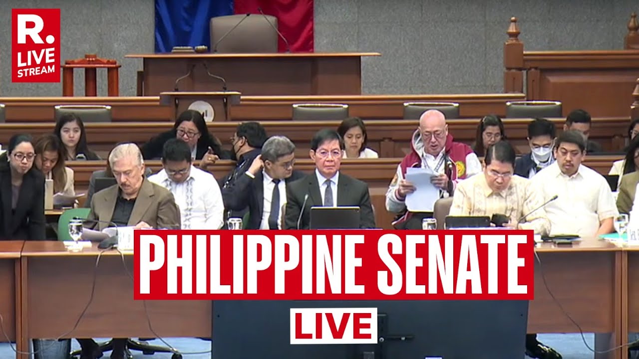 Philippine Senate LIVE: Senate Blue Ribbon Committee Resumes Hearing On ...