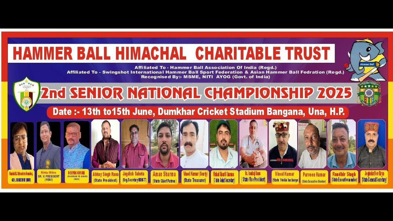 Day-02| LIVE | 2nd Senior National Hammer Ball Championship 2025-26 ...