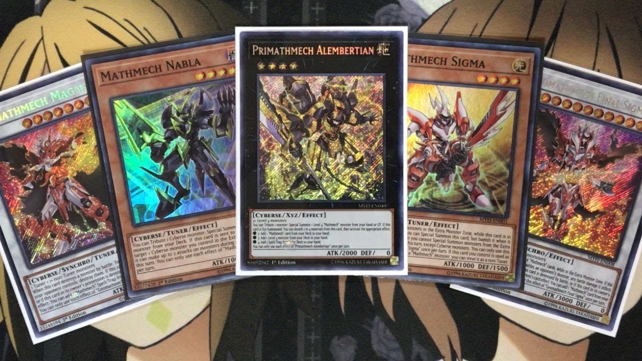 My Mathmech Yugioh Deck Profile for November 2019 - YouTube