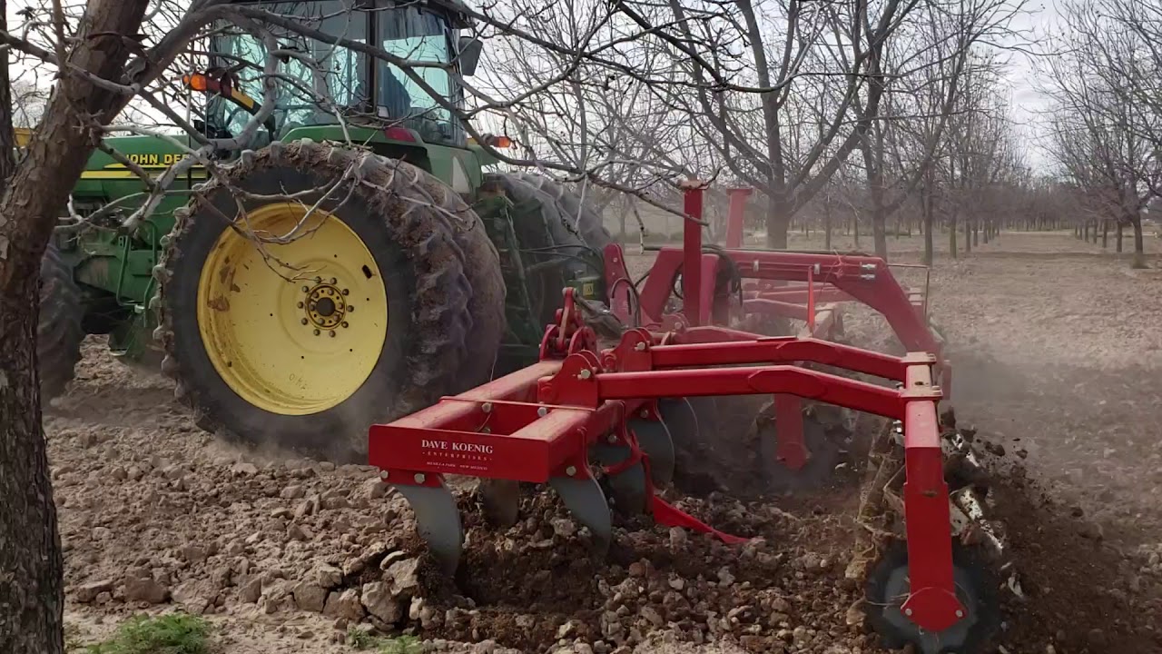 II Dave Koenig one pass Finishing Ripper in pecan trees - YouTube