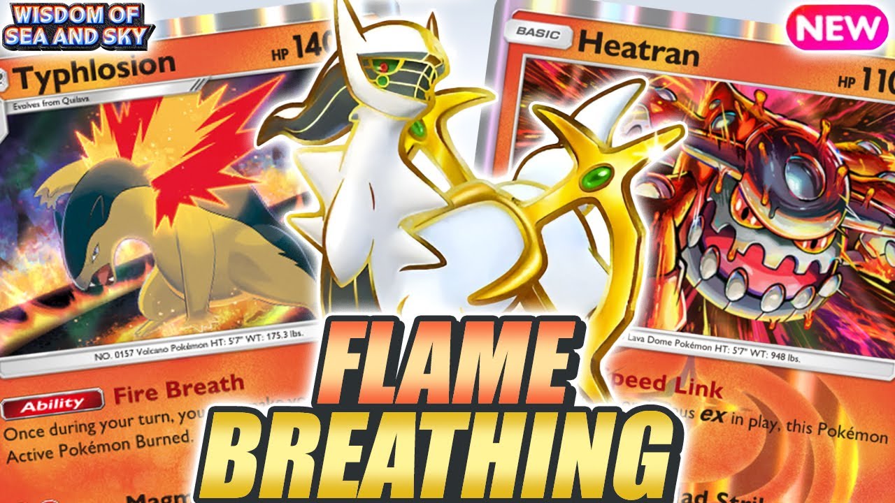 BURN ’EM ! TYPHLOSION Unleashes FLAME BREATHING to Power Up ARCEUS ...