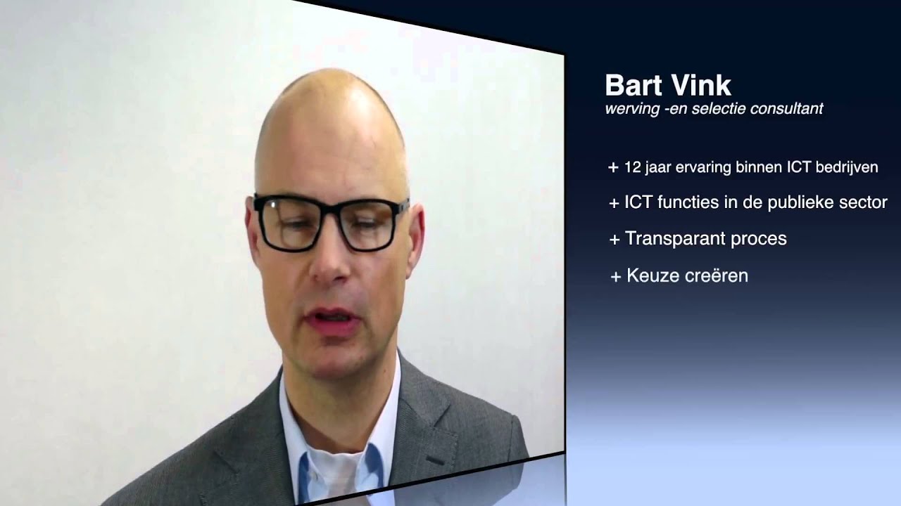 de elevator pitch van Bart Vink - YouTube