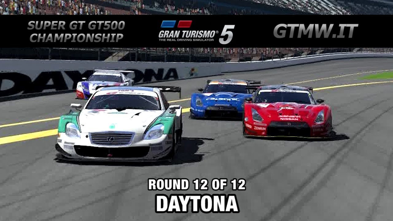Gran Turismo 5 - GTMW.IT SUPER GT GT500 CHAMPIONSHIP - RACE 12 DAYTONA ...
