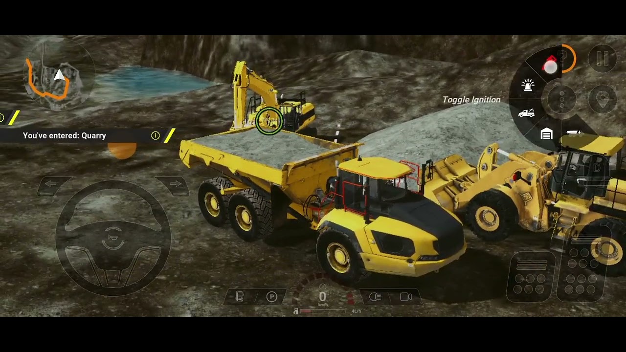 driving heavy machinery in (heavy machinery simulator) @piyushjocgaming ...