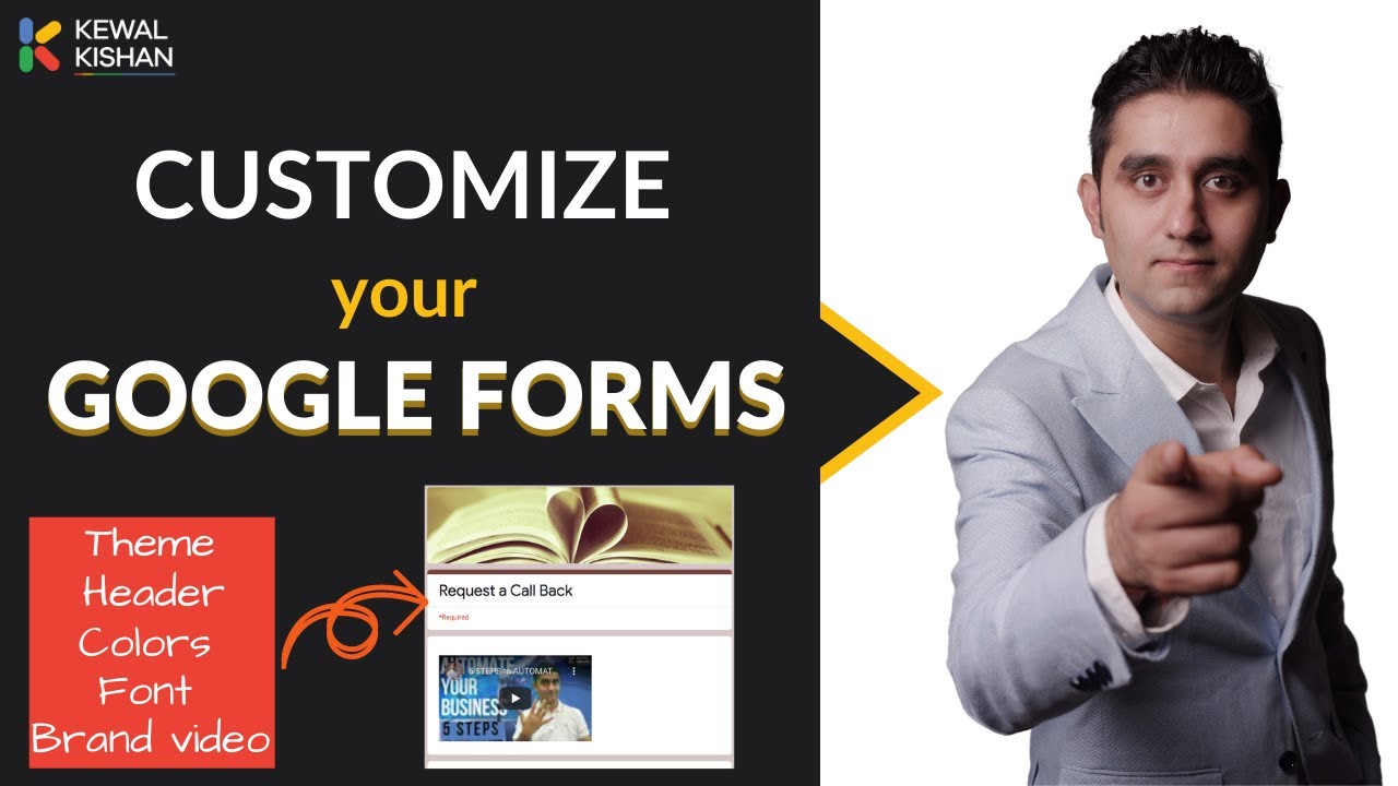 How To Customize Google Form According To Your Brand Google Forms How To Customize Google Form According To Your Brand Google Forms