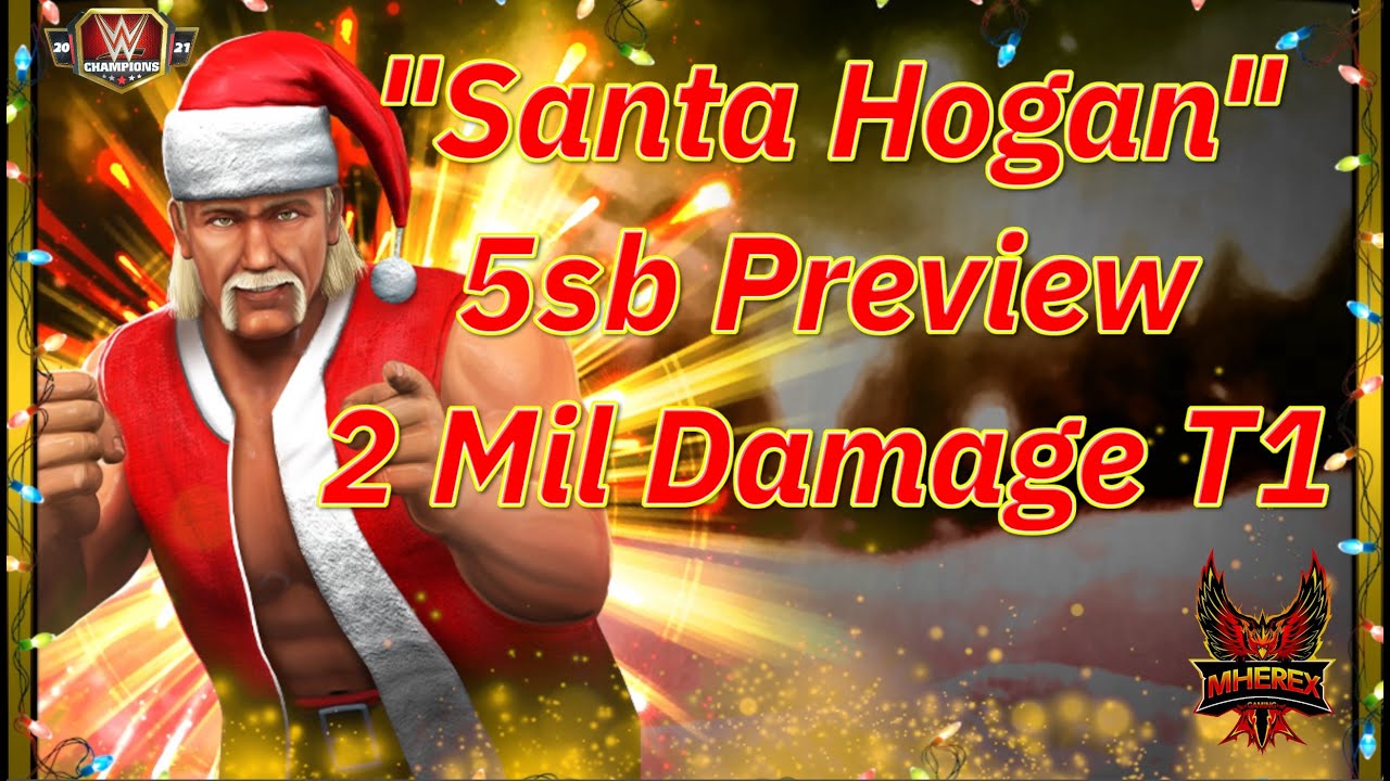 Hulk Hogan "Santa Hogan" 5sb Preview Featuring 5 Builds Including 2 ...