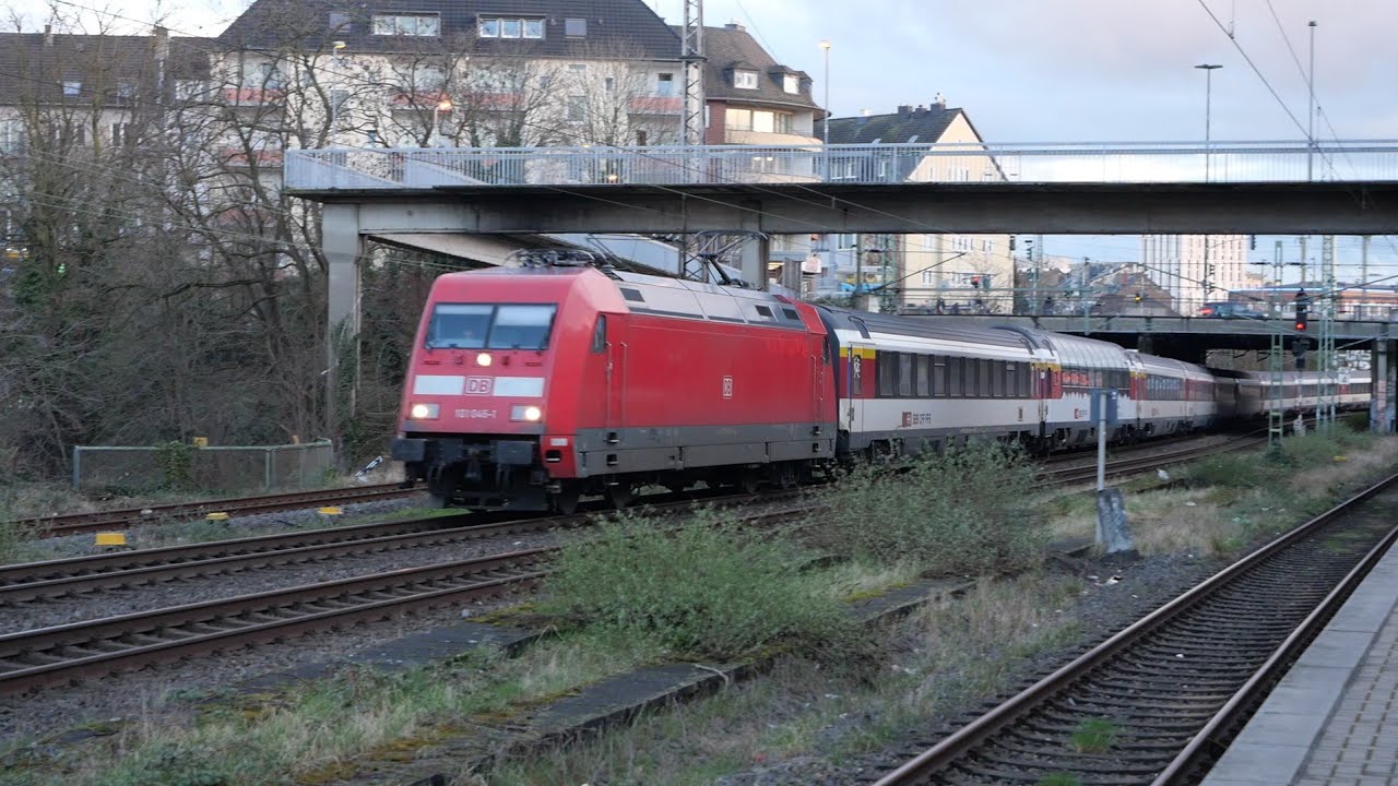 Züge in Düsseldorf Wehrhahn Mit Br 101 146 182 1429 422 423 462 412 403 ...