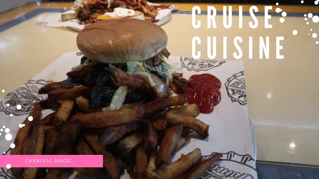 FOOD ON THE CARNIVAL MAGIC - YouTube