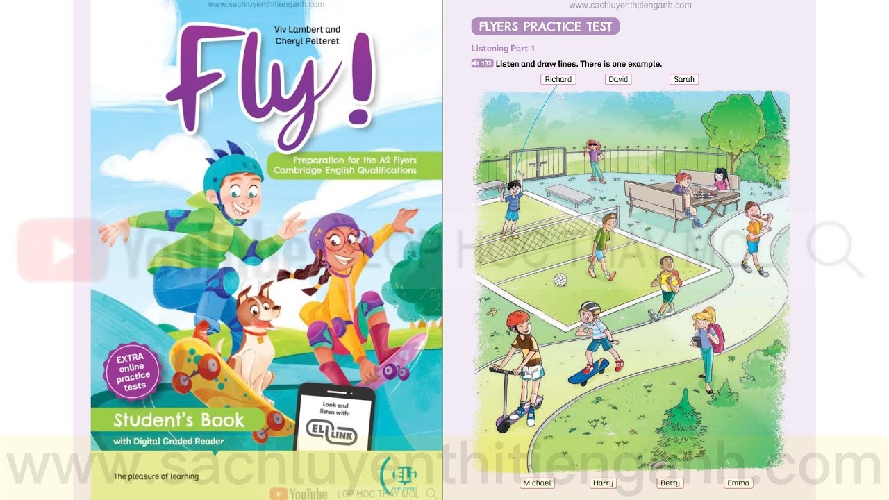 FLYERS ELI - FLY! Listening PRACTICE TEST | Lớp Học Thầy Mol - YouTube