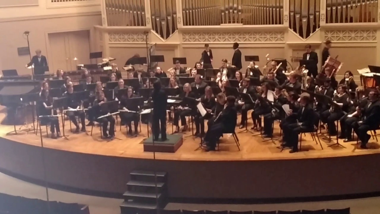 EMU Concert Band 2/12/17 Check out Robert on the bells in the last ...
