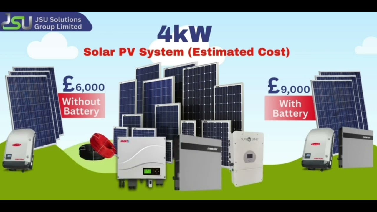 4 kW Solar System in the UK: Latest Price Estimation - YouTube