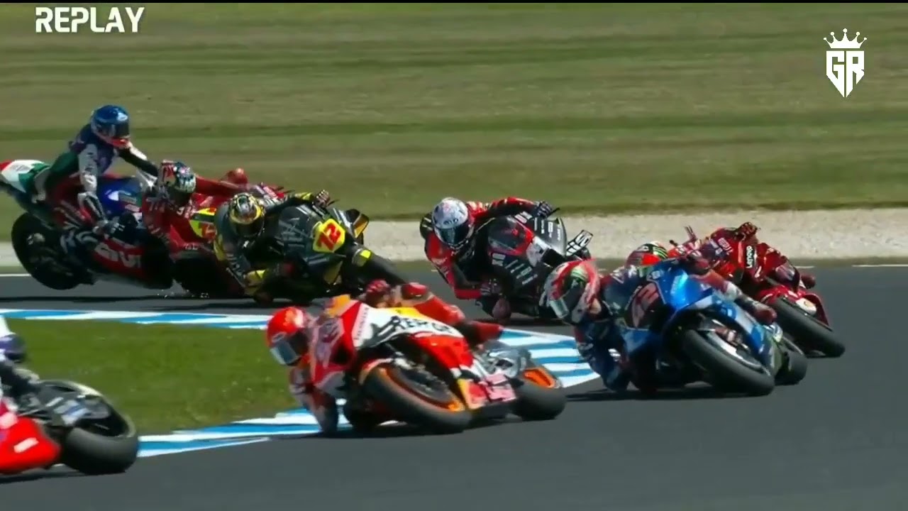 Insiden Jack Miller crash tertabrak Espargaro di MotoGP Australia 2022 ...