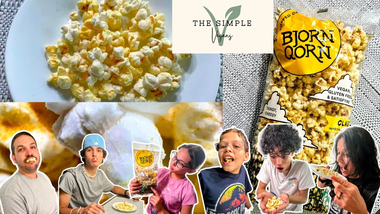 *VEGAN* Review of Bjorn Qorn Classic Popcorn - YouTube
