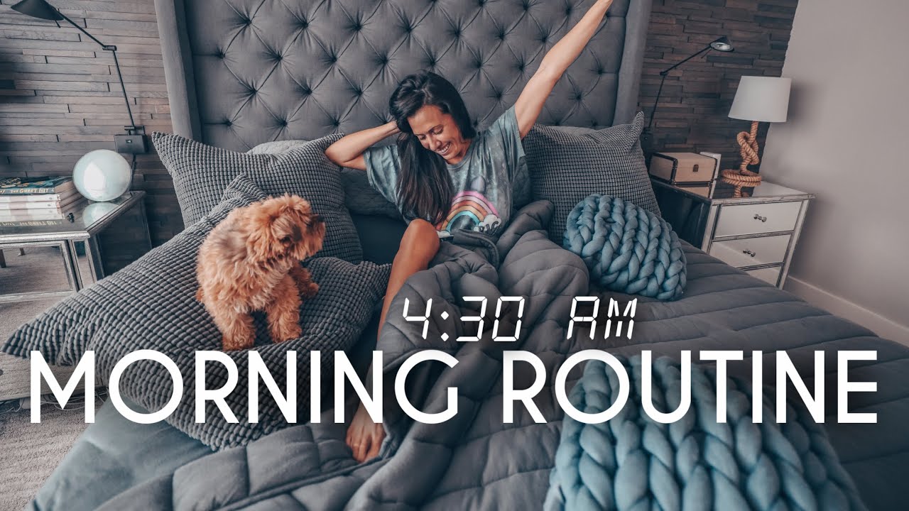 4:30 AM Morning Routine | How to Wake up Early - YouTube