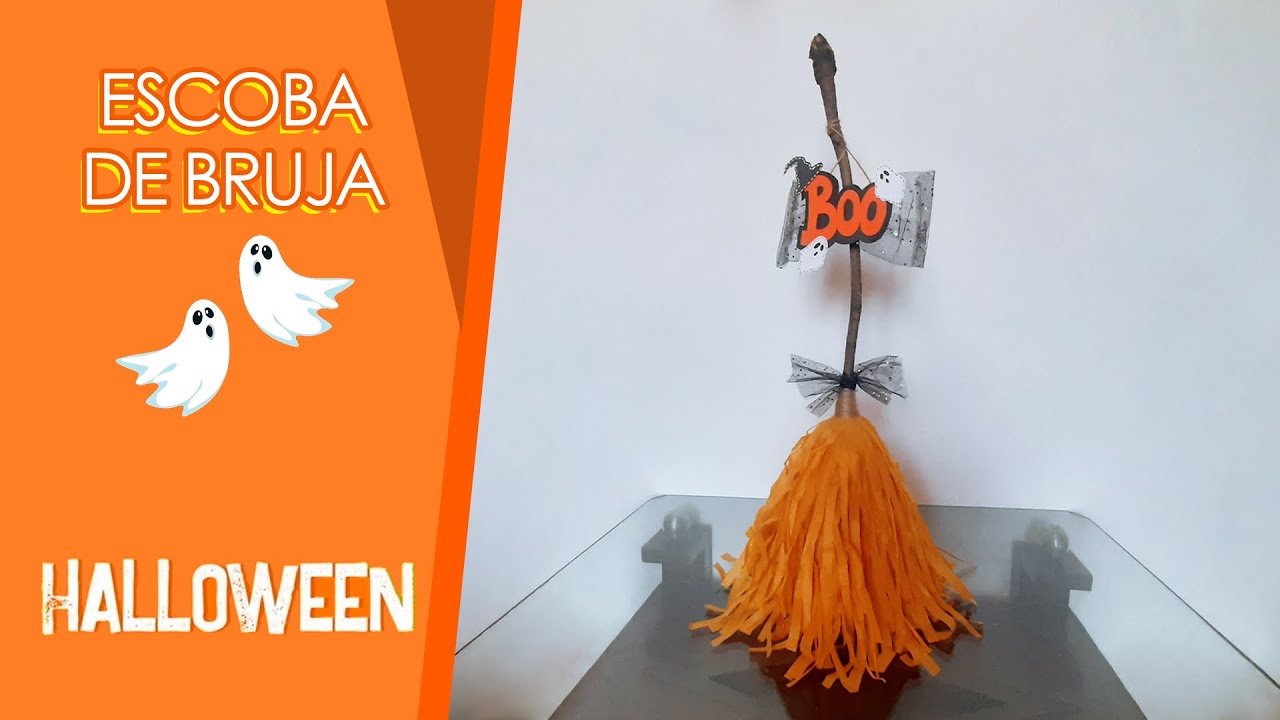 Manualidad De Escoba De Bruja Para Halloween Como Hacer Una Escoba De