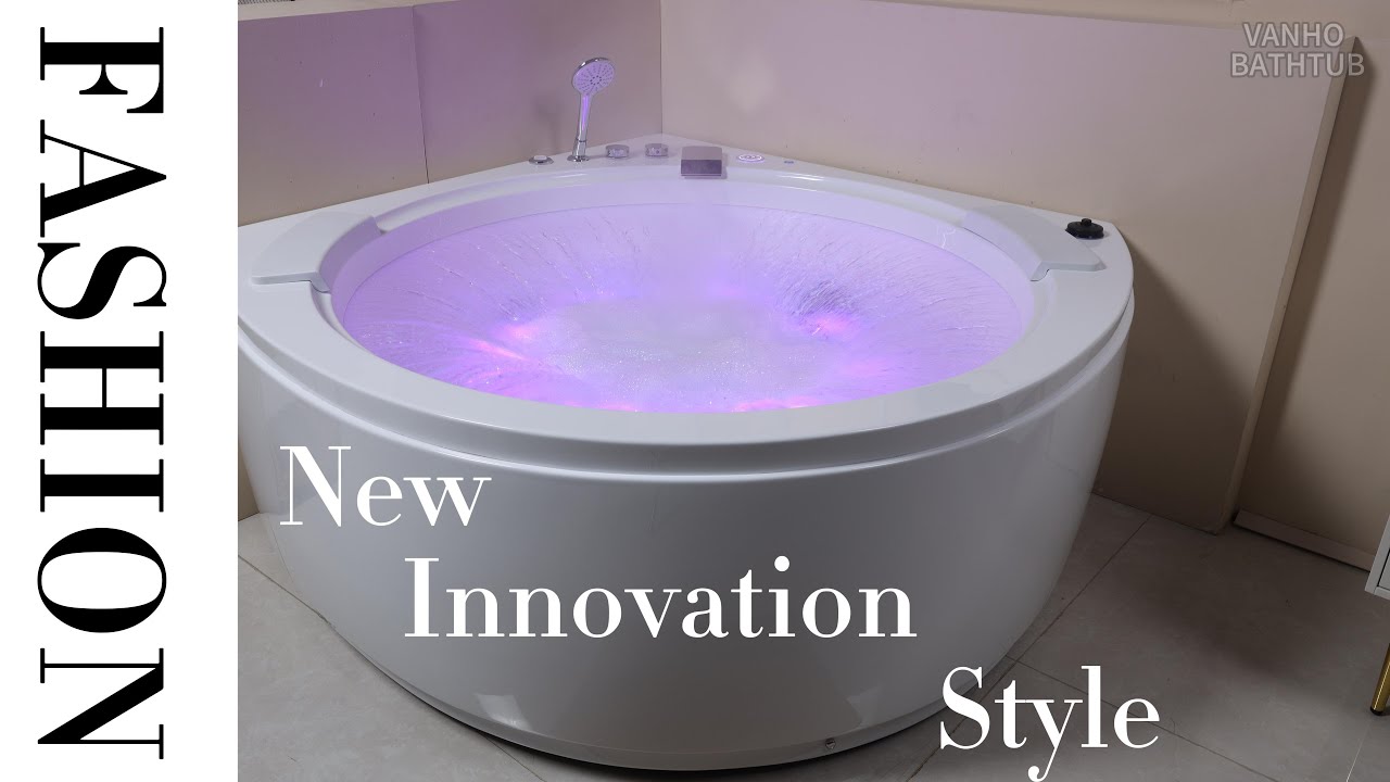 Luxury Smart Jacuzzi Tub with Aromatherapy & massage jets - YouTube