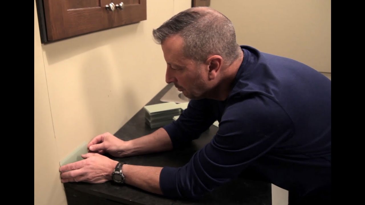 Aspect Glass Backsplash Installation - YouTube