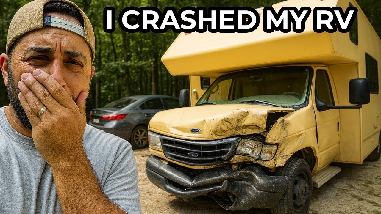 I CRASHED MY RV...I WISH THIS NEVER HAPPENED! - YouTube
