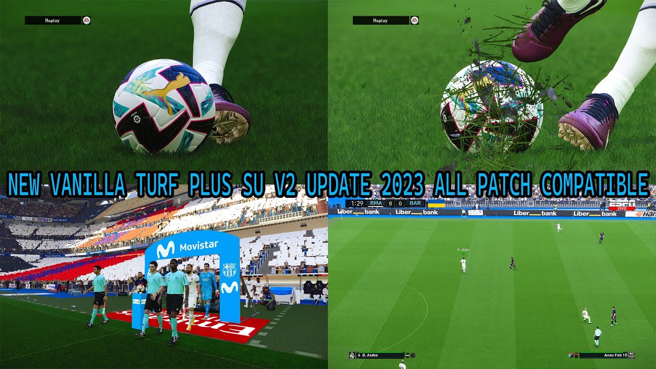 NEW VANILLA TURF PLUS SU V2 UPDATE SEASON 2023 - 2024 || ALL PATCH ...