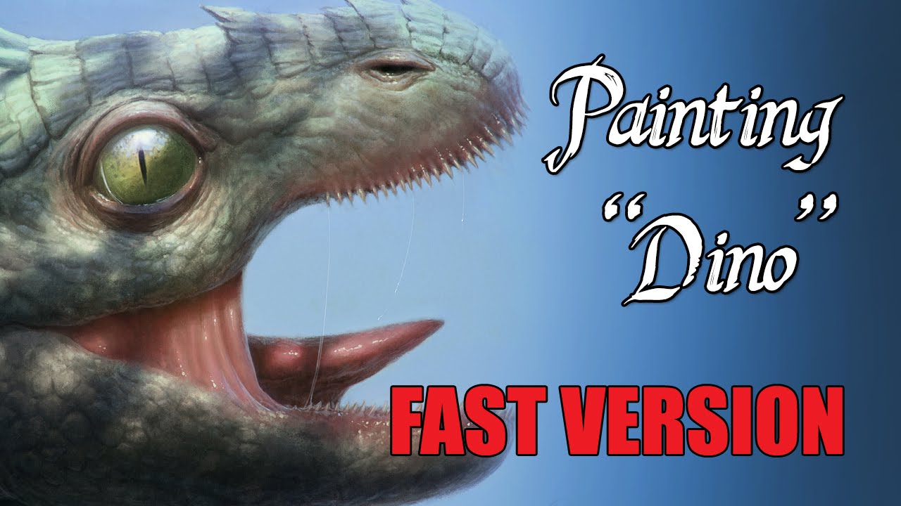 Speedpainting - "Dino" (FAST VERSION) - YouTube