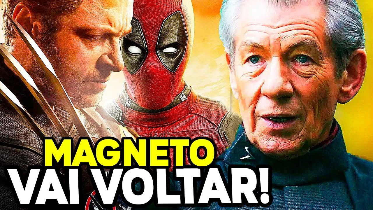 MAGNETO também estará em DEADPOOL 3 com WOLVERINE e PROFESSOR XAVIER ...