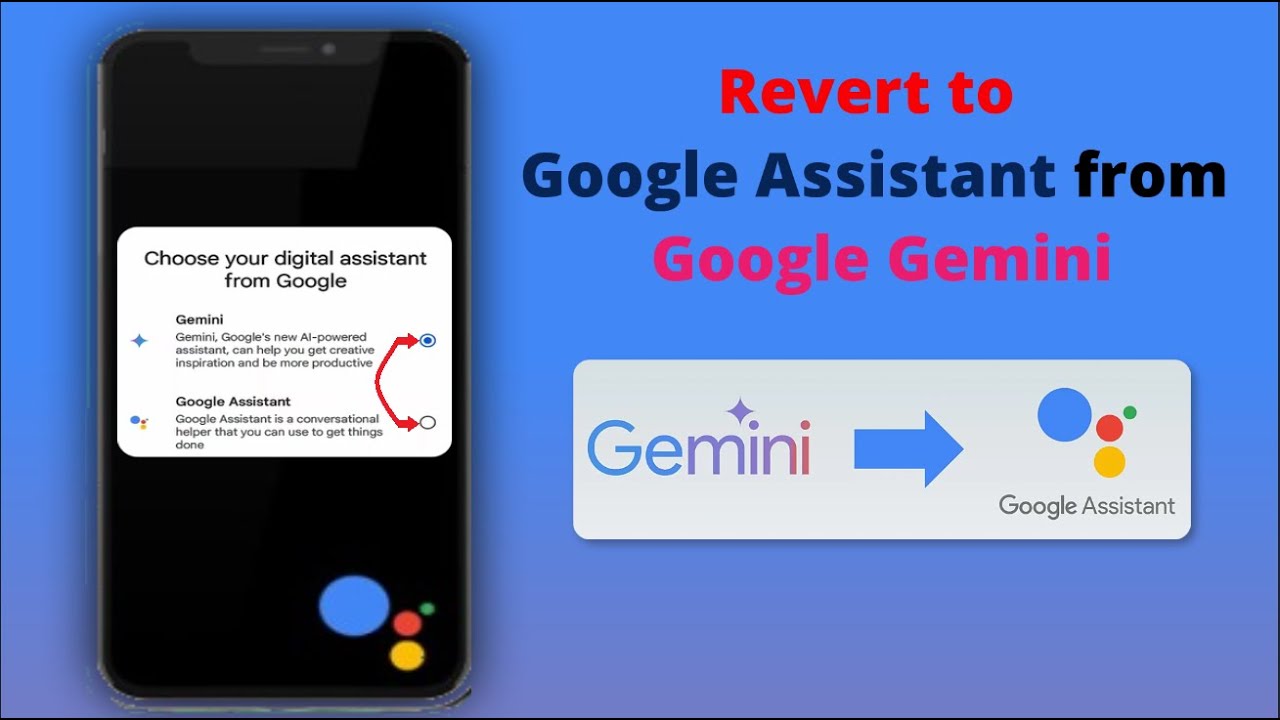 How to Switch Back to Google Assistant from Google Gemini on Android ...