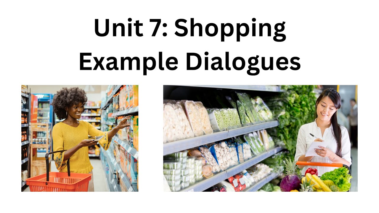Grocery Shopping Dialogues - YouTube