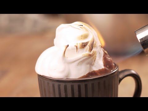 How to Make - Marshmallow Cream Hot Chocolate - Hot Chocolate with Marshmallow Cream