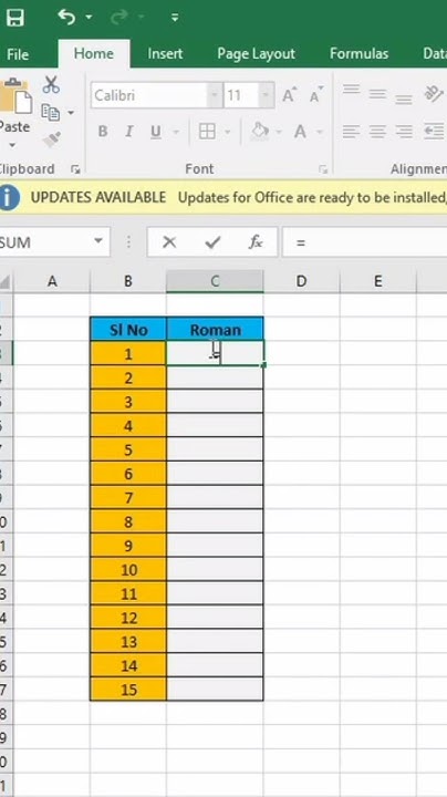 HOW TO CONVERT NUMBERS TO ROMAN IN EXCEL || ROMAN FUNCTION IN EXCEL || ROMAN SL NO IN EXCEL ...