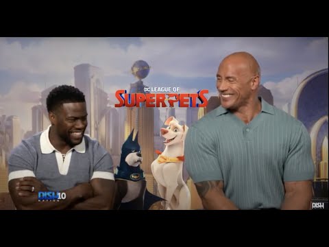 The Rock & Kevin Hart Hilariously Dish on 'DC League of Super-Pets', Who's the Funniest, & More