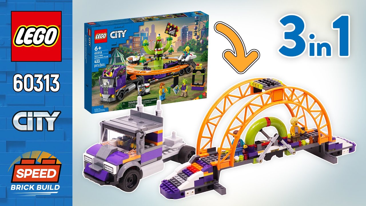 LEGO City Space Ride Amusement Truck [3in1](60313)[759 pcs] Alternate ...