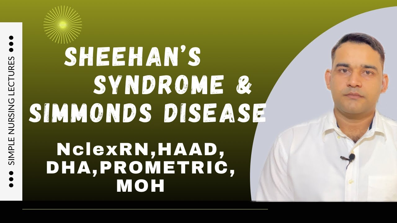 Sheehan’s syndrome & simmonds disease - YouTube