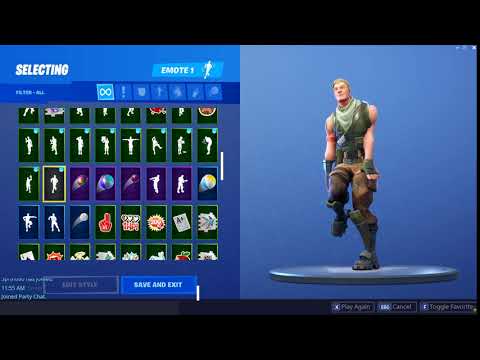 Fortnite default dance with Jonesy [60 FPS]